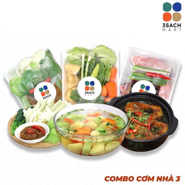 Combo Cơm Nhà 3 – 3Sach Mart