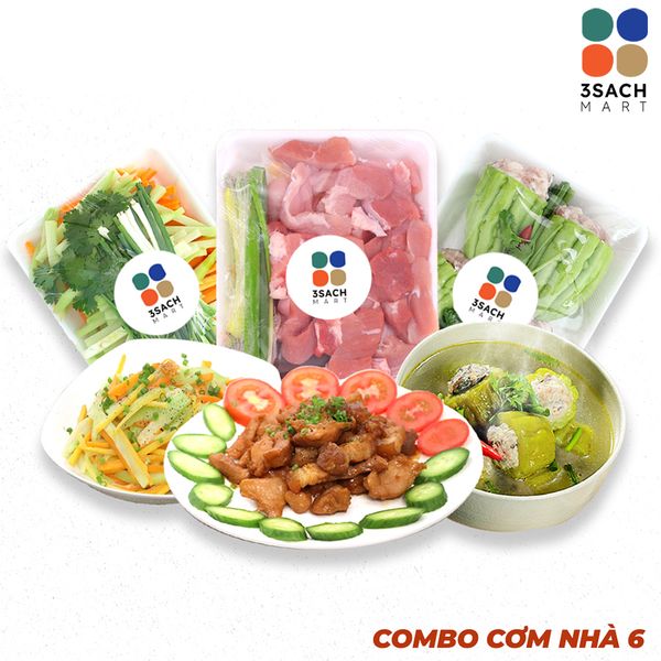 Combo Cơm Nhà 6 – 3Sach Mart