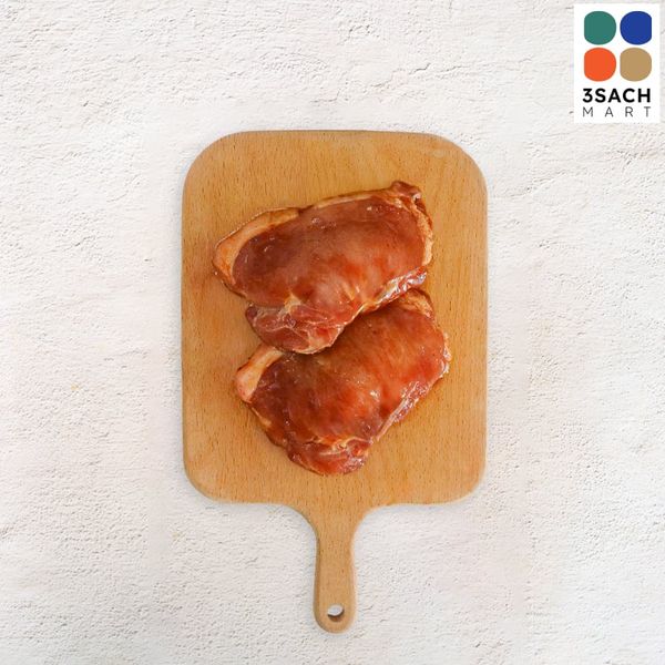 [RTC] Cốt Lết Heo Ướp BBQ (Khay 300G) – 3Sach Mart
