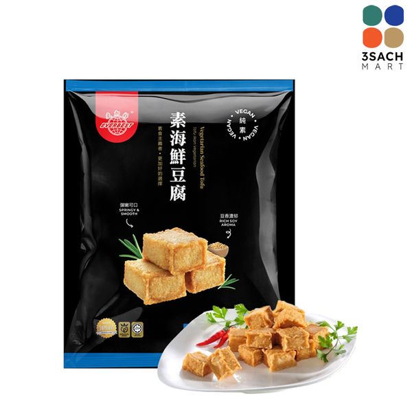 Đậu Hũ Hải Sản Chay 500g (Gói) – 3Sach Mart
