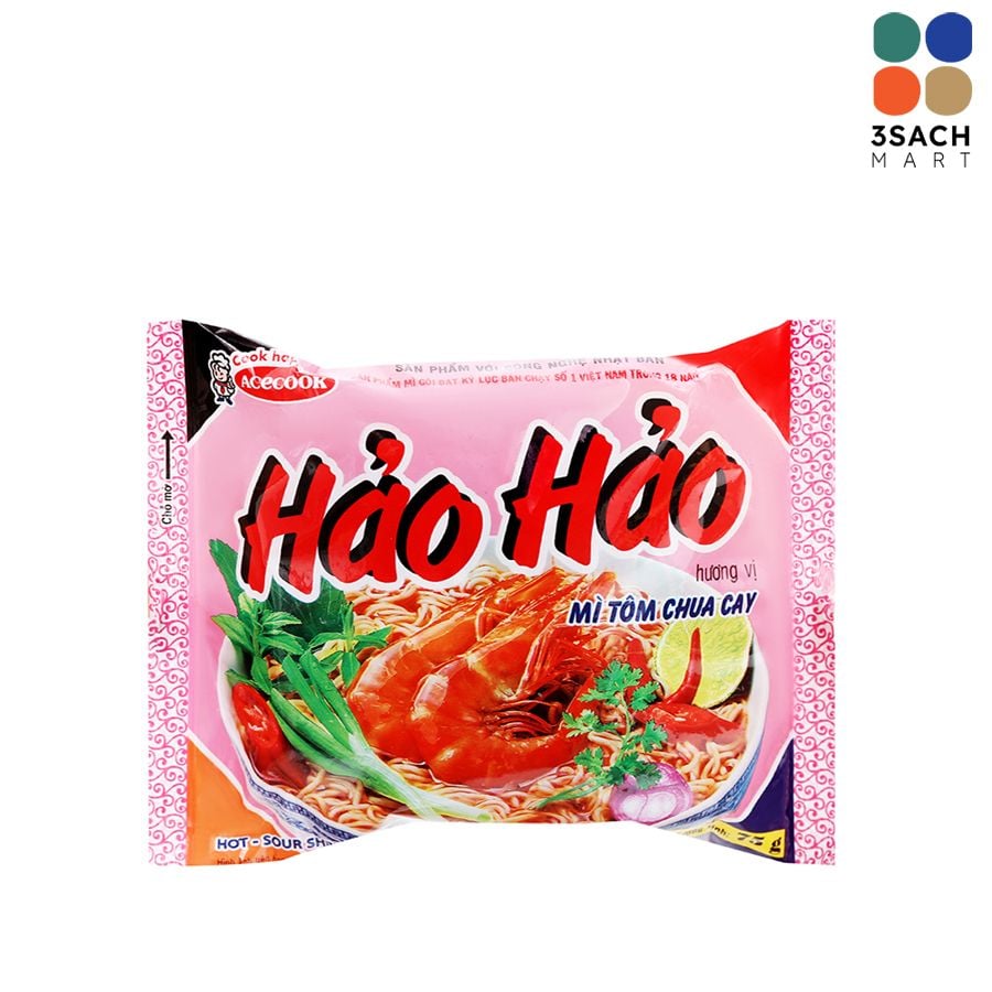 Mì Gói Hảo Hảo Tôm Chua Cay 30 Ace – 3Sach Mart