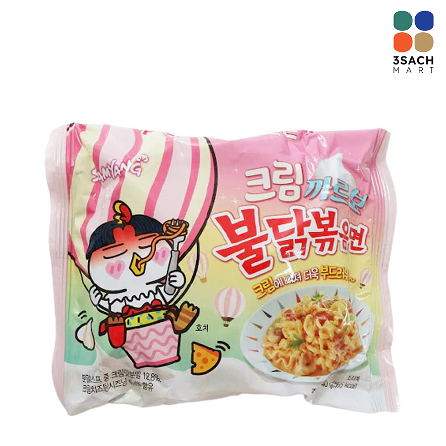 Mì Khô Gà Cay Vị Cream VTP (140G) – 3Sach Mart