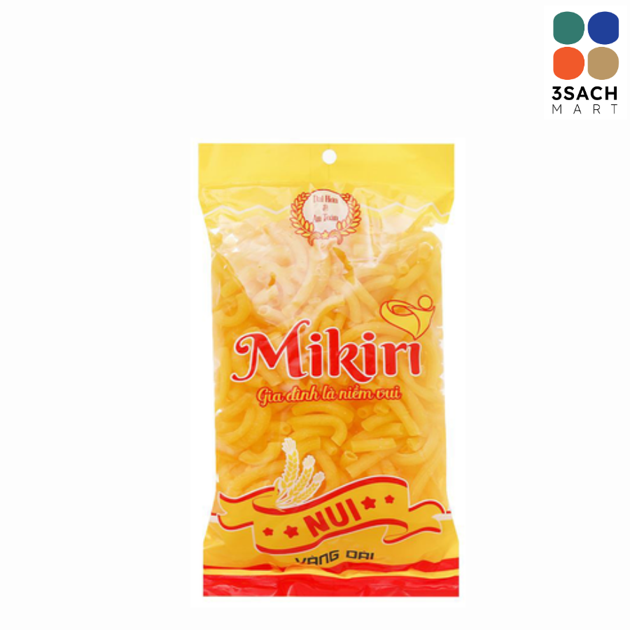Nui Vàng Dài Mikiri (Gói 400Gr) – 3Sach Mart