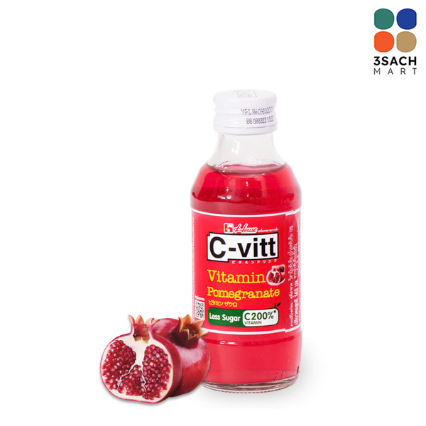 Nước Lựu Bổ Sung Vitamin C Cvitt (Chai 140ml) – 3Sach Mart