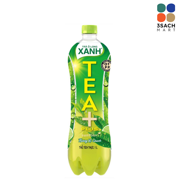 Nước Trà Olong Xanh Tea+ (Chai 1L) – 3Sach Mart