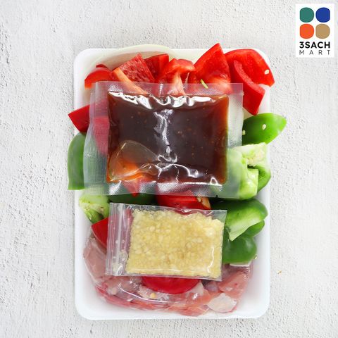 [RTC] Canh Cải Xanh Thịt Bằm (khay 440gr) – 3Sach Mart