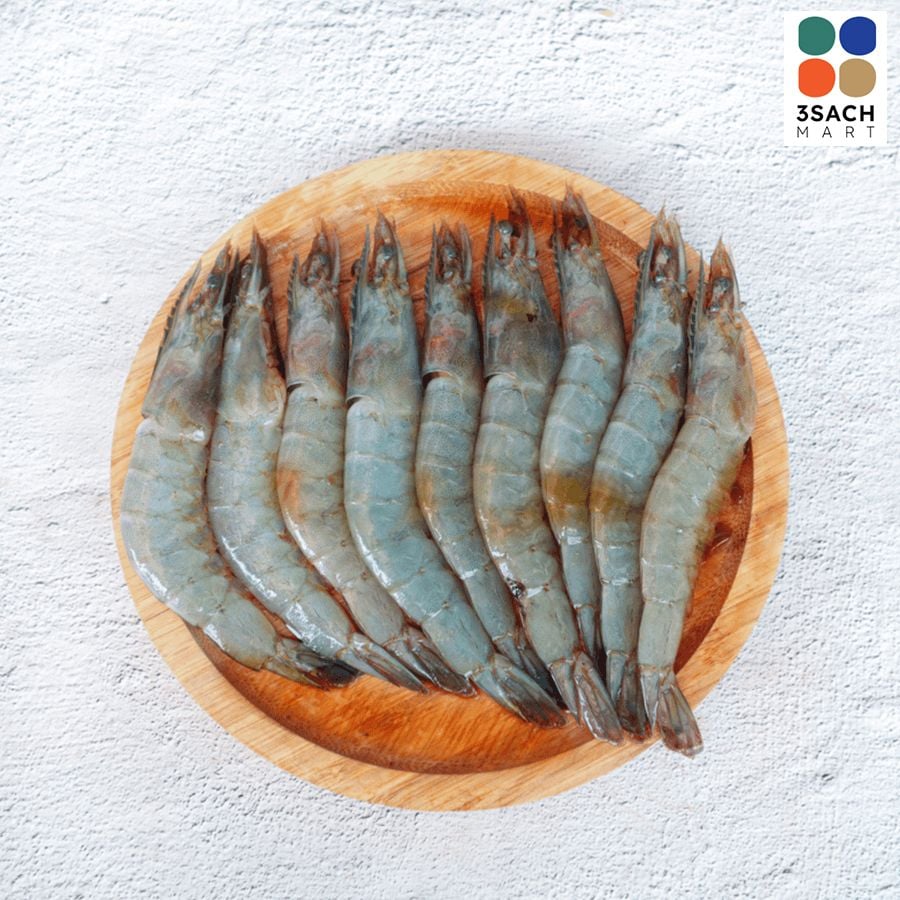 Tôm Thẻ Nhỏ Ướp BBQ (Túi 300G) – 3Sach Mart