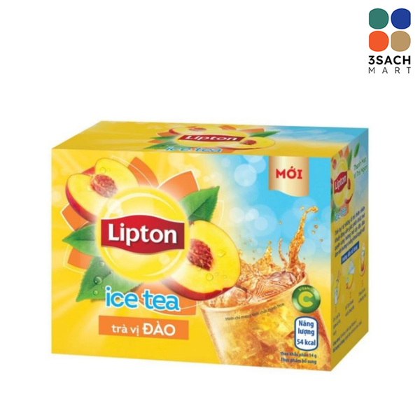 Trà Lipton Ice Tea Đào (Hộp 16x12g) – 3Sach Mart
