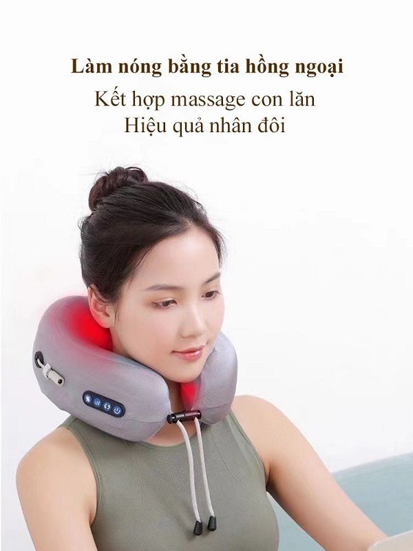 Gối Massage Cổ Chữ U Viet Depot