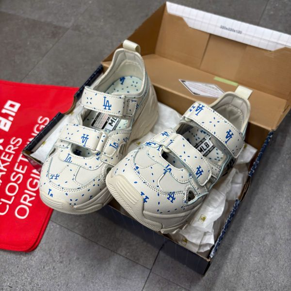 603 - GIÀY SANDAL MLB BIG BALL CHUNKY MASK DIAMOND MONOGRAM LA DODGERS ...
