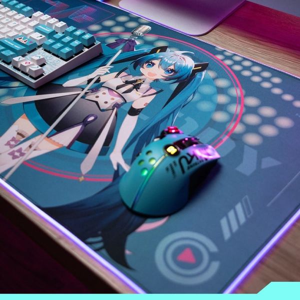 Hatsune Miku RGB Cyber Melody Mouse Pad - Vocaloid | Moeyu Goods - JH ...