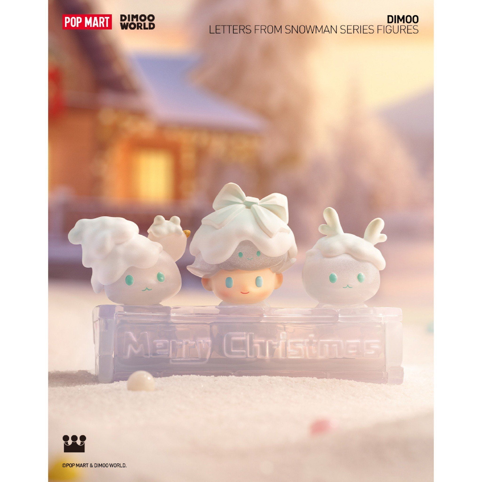 Mô hình POP MART Dimoo Letters From Snowman Blindbox Artoy - JH Figure
