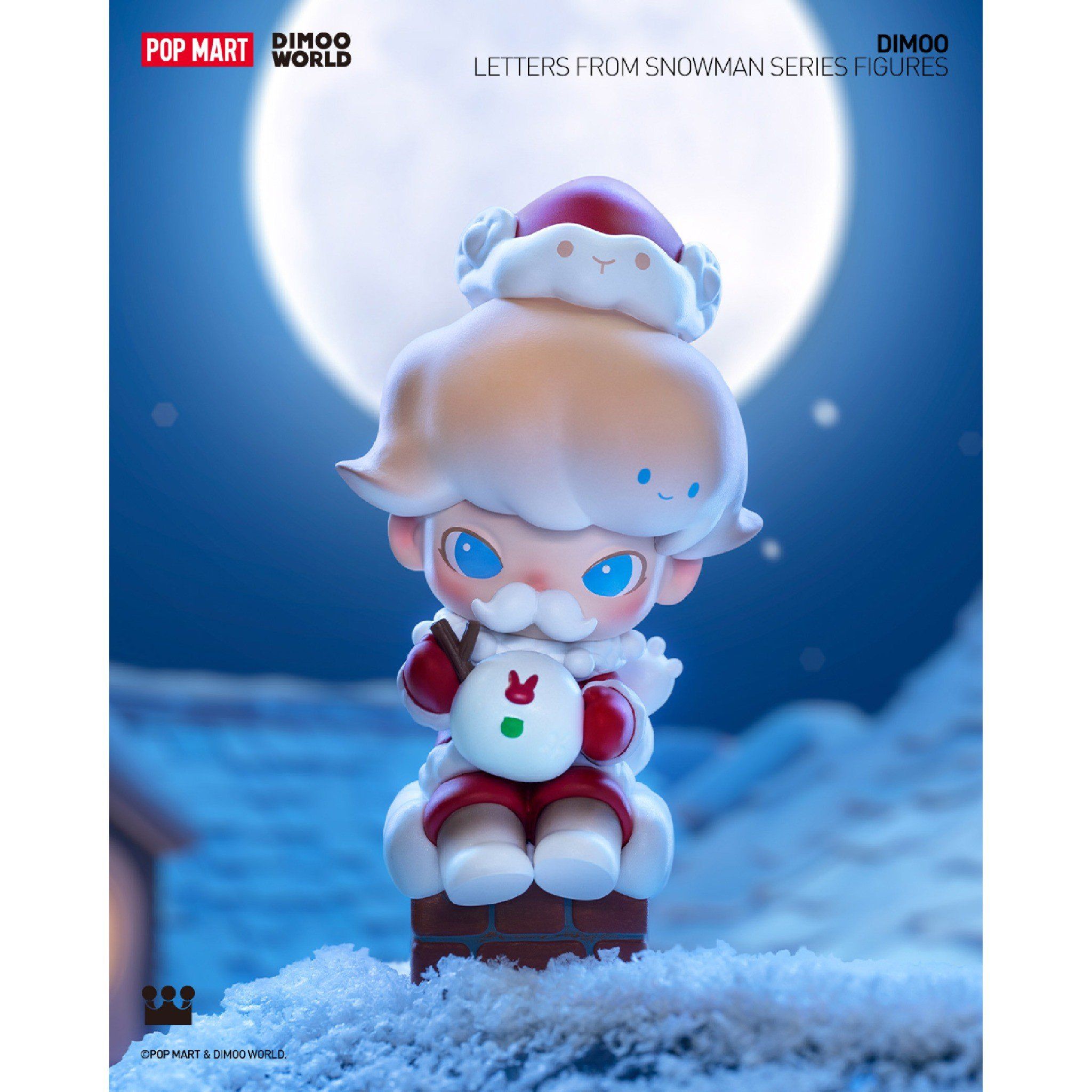 Mô hình POP MART Dimoo Letters From Snowman Blindbox Artoy - JH Figure