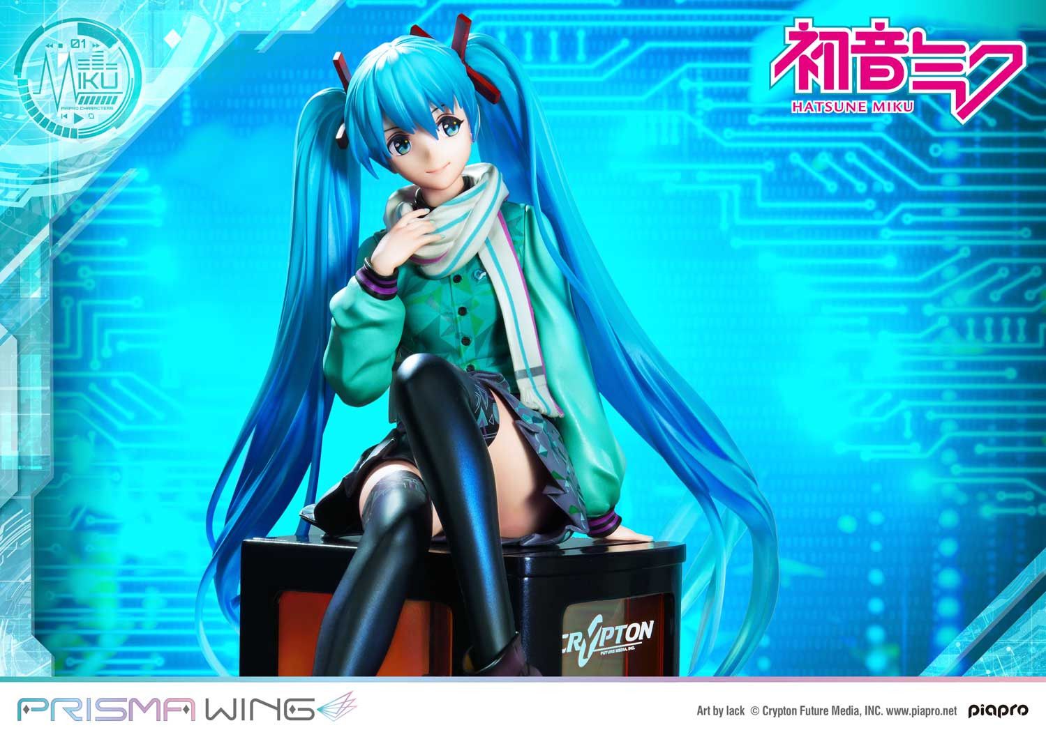Hatsune Miku Art By Lack 1/7 - Prisma Wing | Prime 1 Studio Figure - JH ...