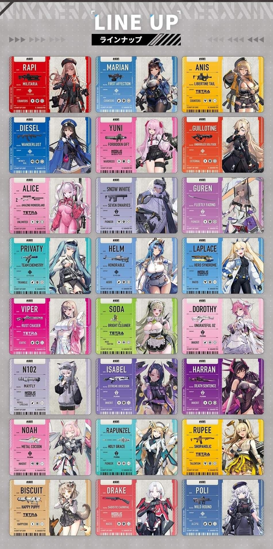 Goddess of Victory: Nikke Metallic Pass Collection: 1Box (20pcs) Pack ...