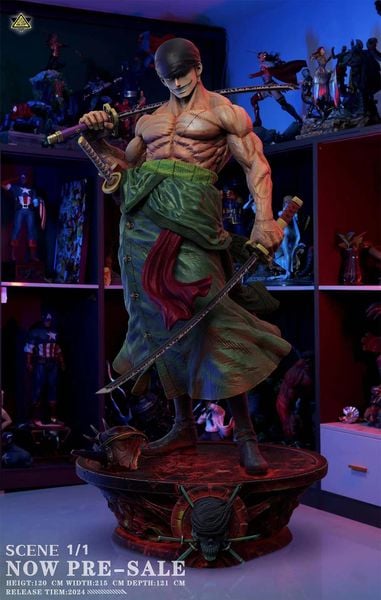 Roronoa Zoro Life Scale - One Piece | Super Bomb Studio Resin Figure ...
