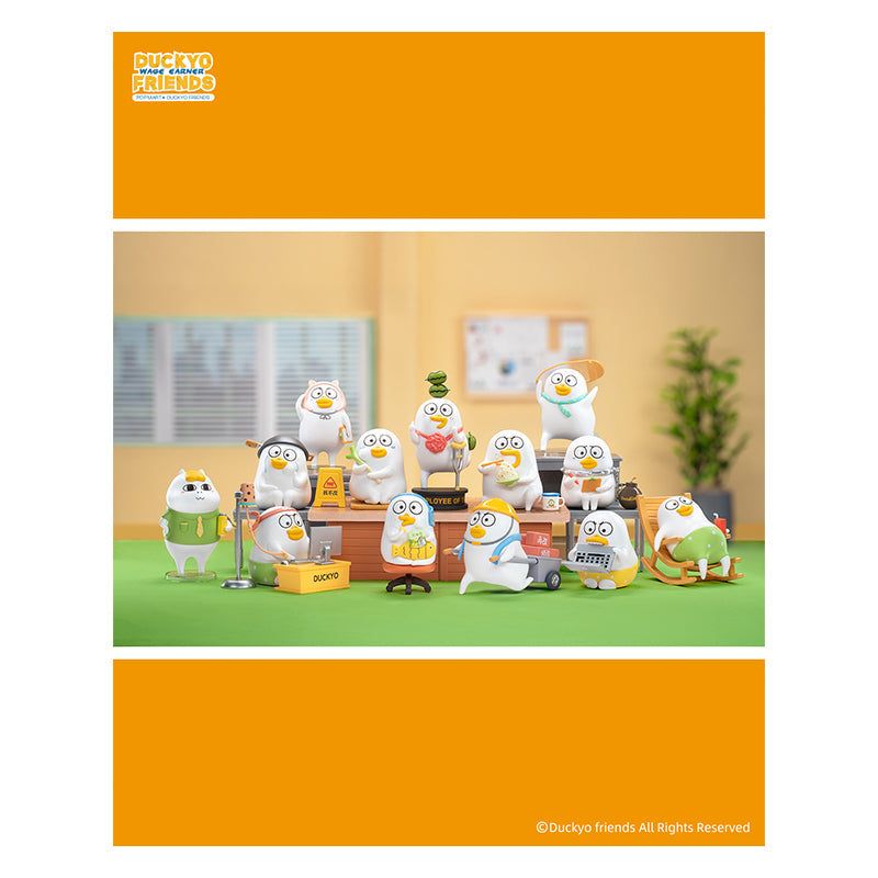 Mô Hình Đồ Chơi POP MART Duckyo Cosplay Nhân Viên Blind box Artoy - JH ...
