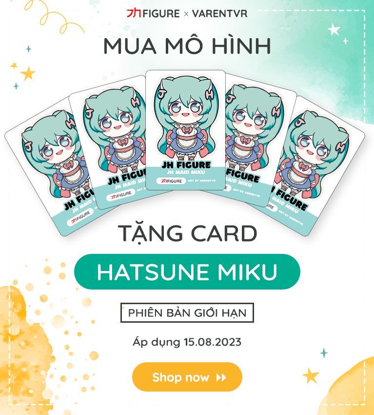 Bộ sticker Hatsune Miku dành tặng cho KHTT - JH Figure