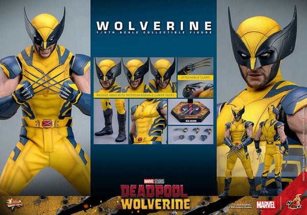 Wolverine Movie Masterpiece 1/6 - Deadpool & Wolverine | Hot Toys Figu ...