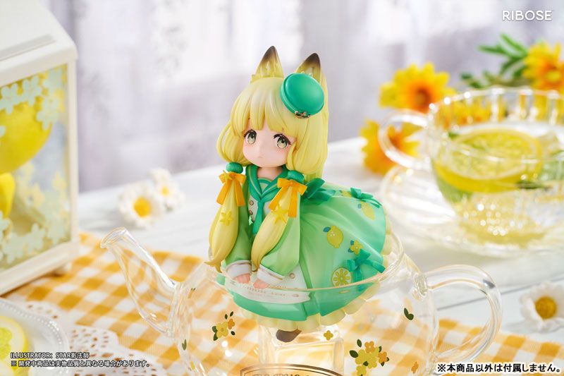 Lemon Cat Original Chibi Figure - Tea Time Cats | Ribose Figure - JH Figure