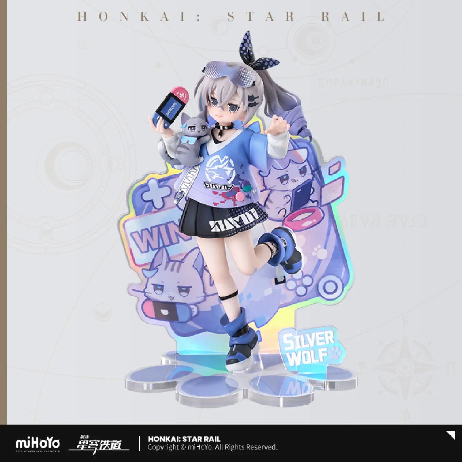 Silver Wolf Little Cat Series - Honkai Star Rail | Ribose Figure - JH ...