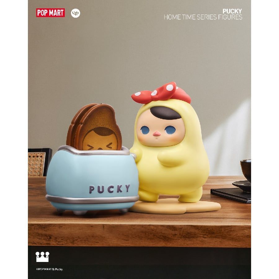 Mô Hình Đồ Chơi POP MART Pucky Home Time Blind box Artoy - JH Figure