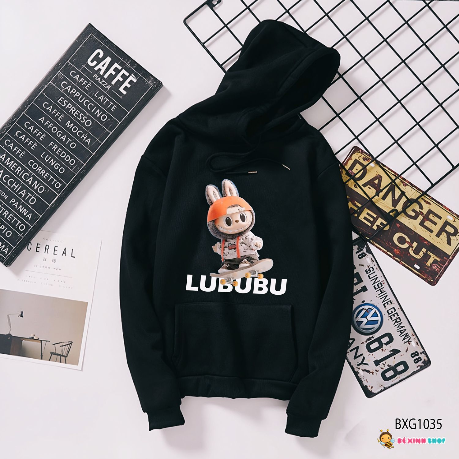 Áo hoodie Labubu dễ thương cho bé trai & bé gái BXG1032– Bé Xinh Shop
