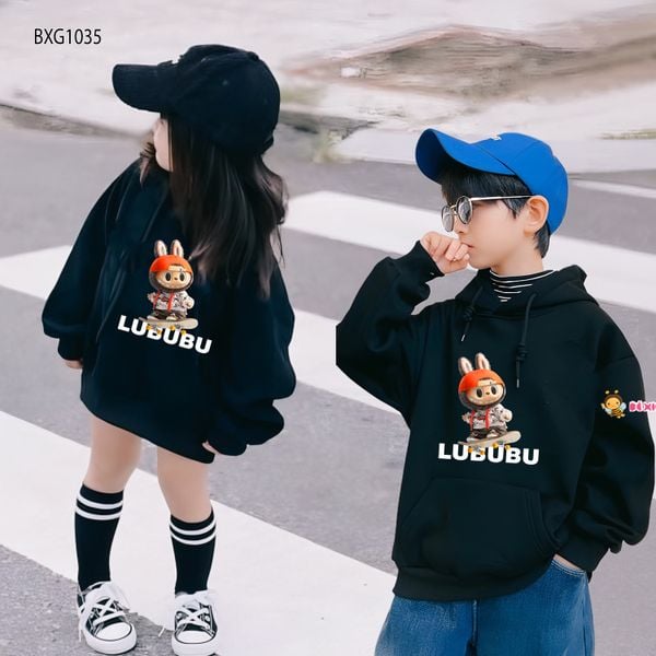 Áo hoodie Labubu dễ thương cho bé trai & bé gái BXG1032– Bé Xinh Shop