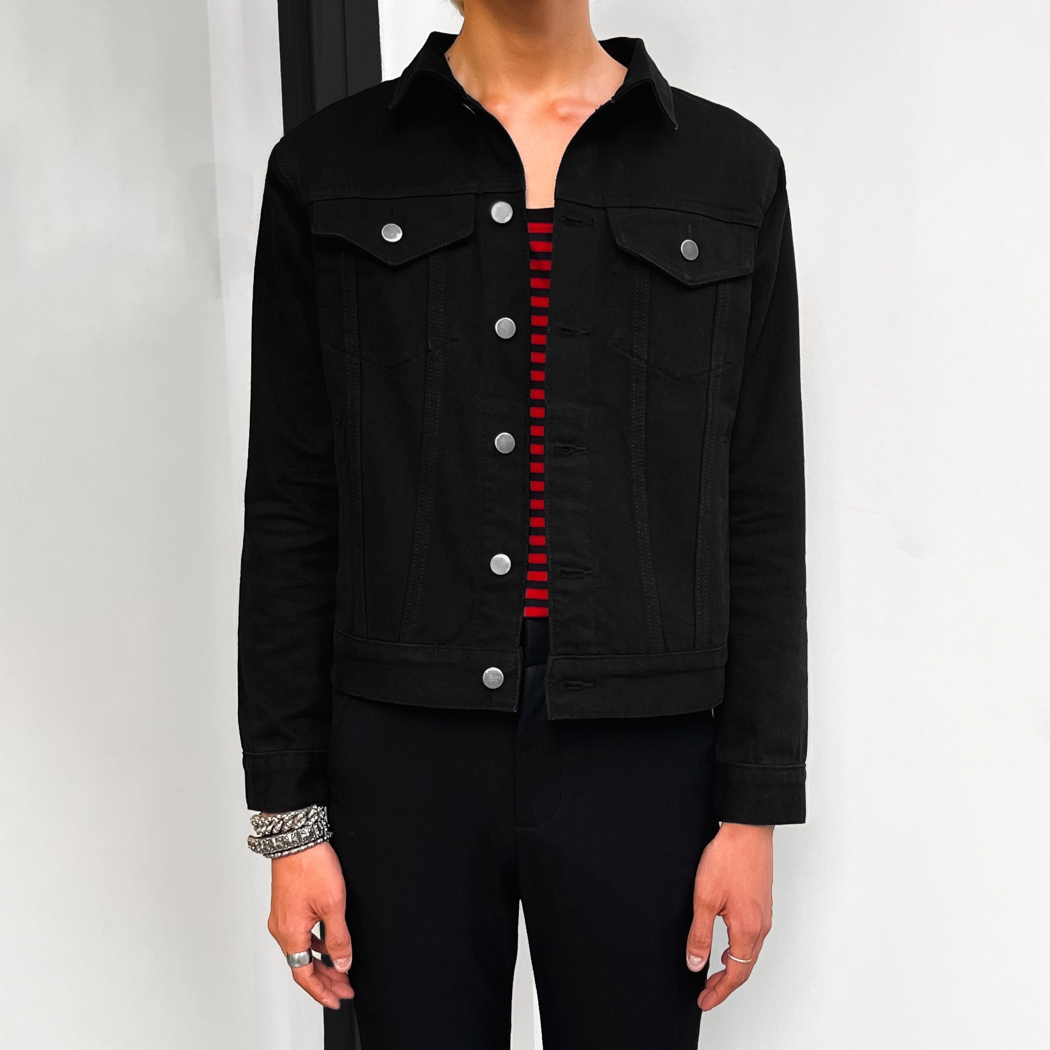 Black - Crop Denim Jacket – NGO