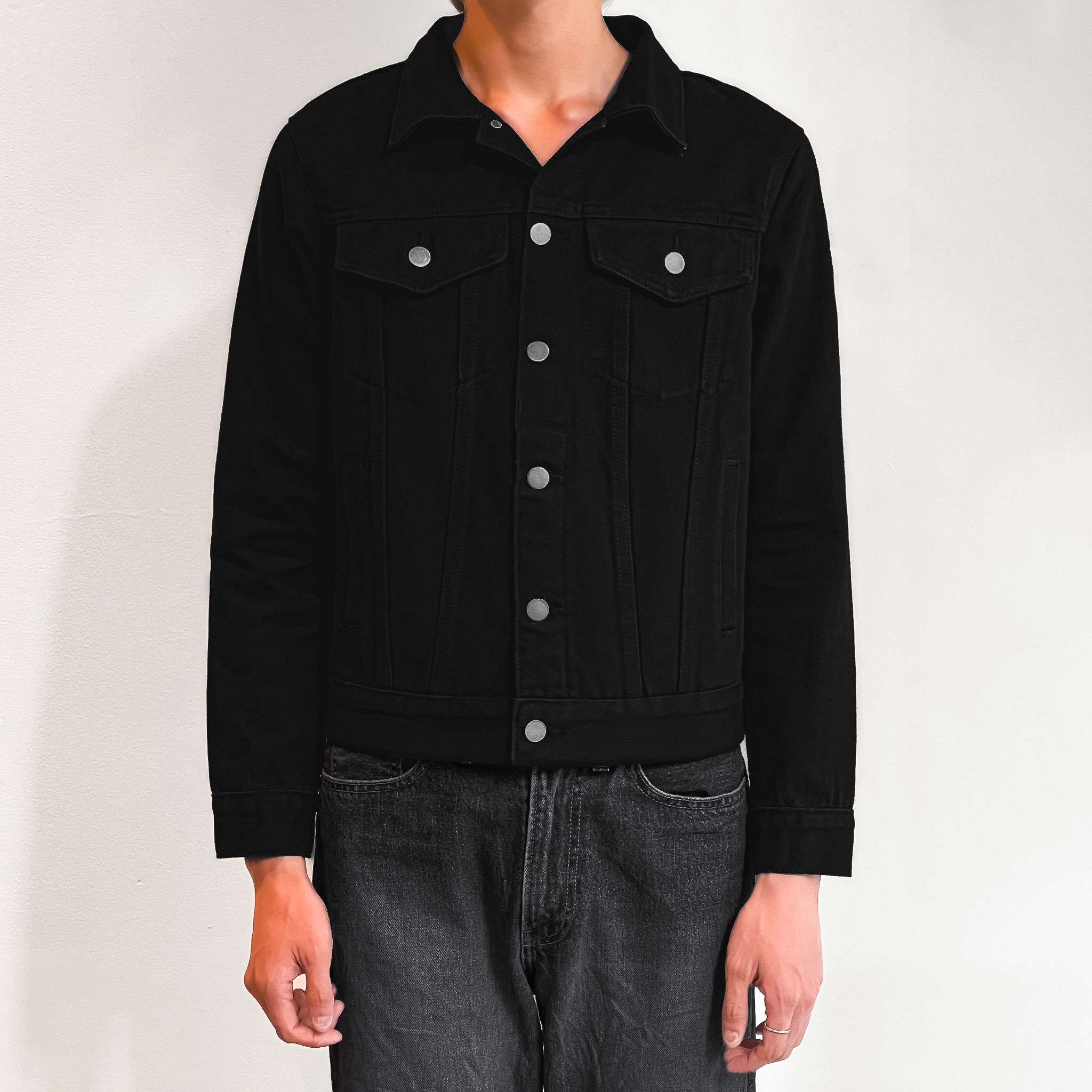 Black - Crop Denim Jacket – NGO