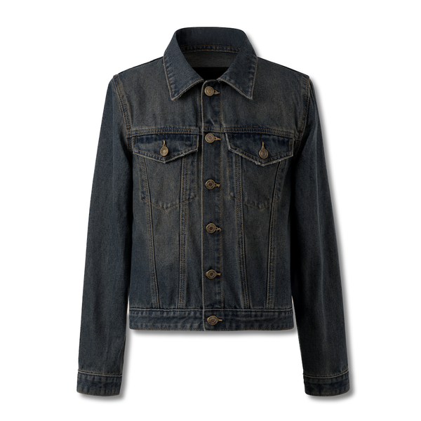 Denim Trucker Jacket | Dark Blue – NGO