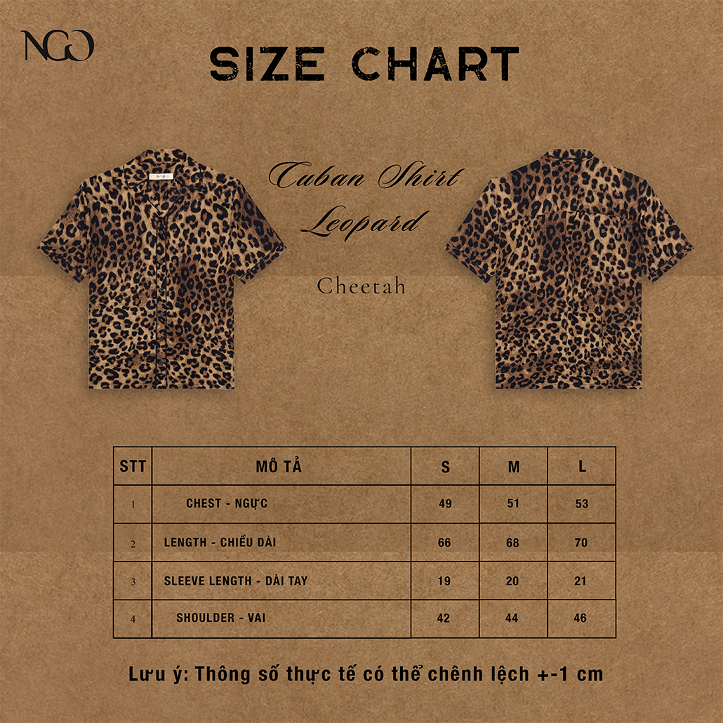 Cuban Shirt Leopard | Cheetah – NGO