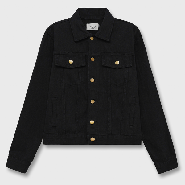 Black - Crop Denim Jacket – NGO