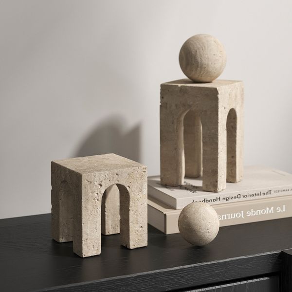 Moong Décor - Set tượng trang trí đá Travertine | ST238 – MoongDecor ...