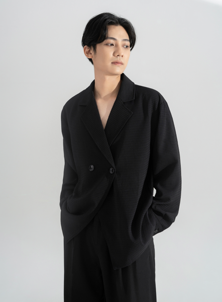 DUENDE Deviated Button Blazer – Duende