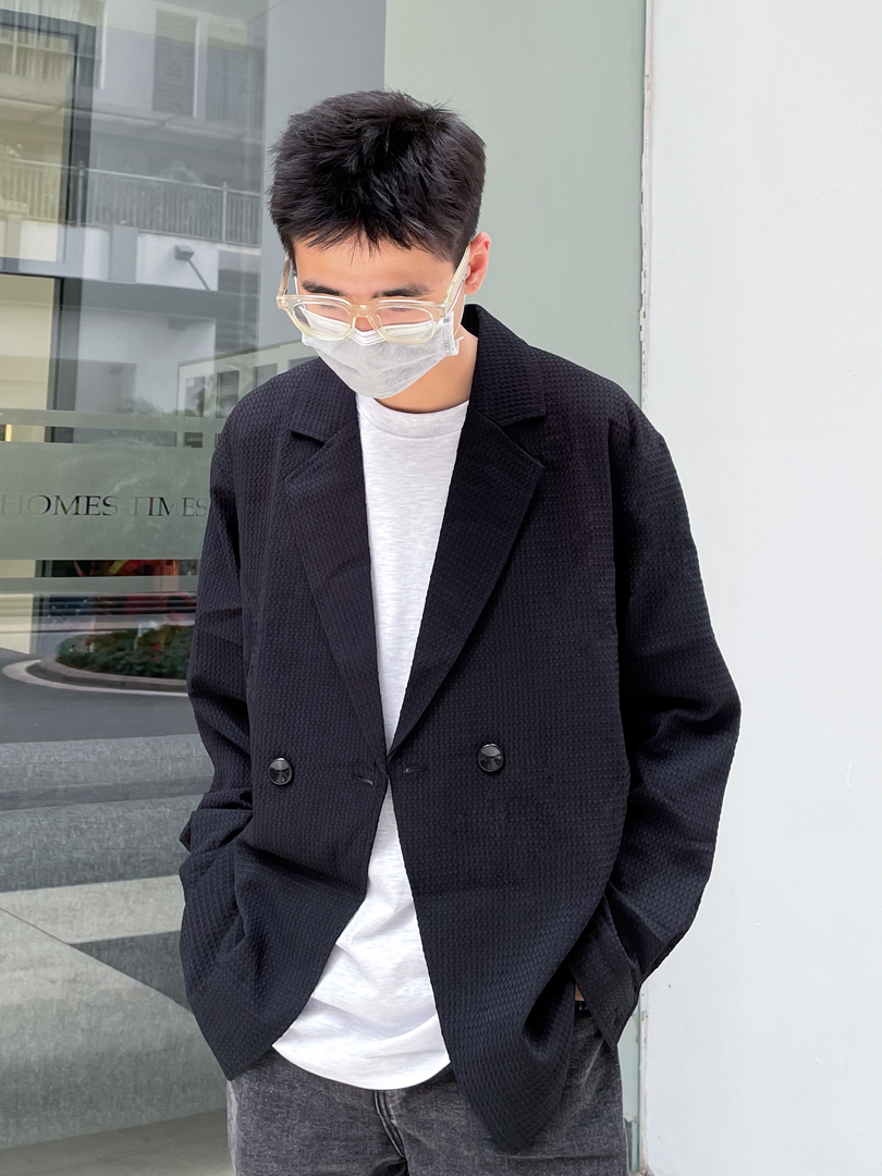 DUENDE Deviated Button Blazer – Duende