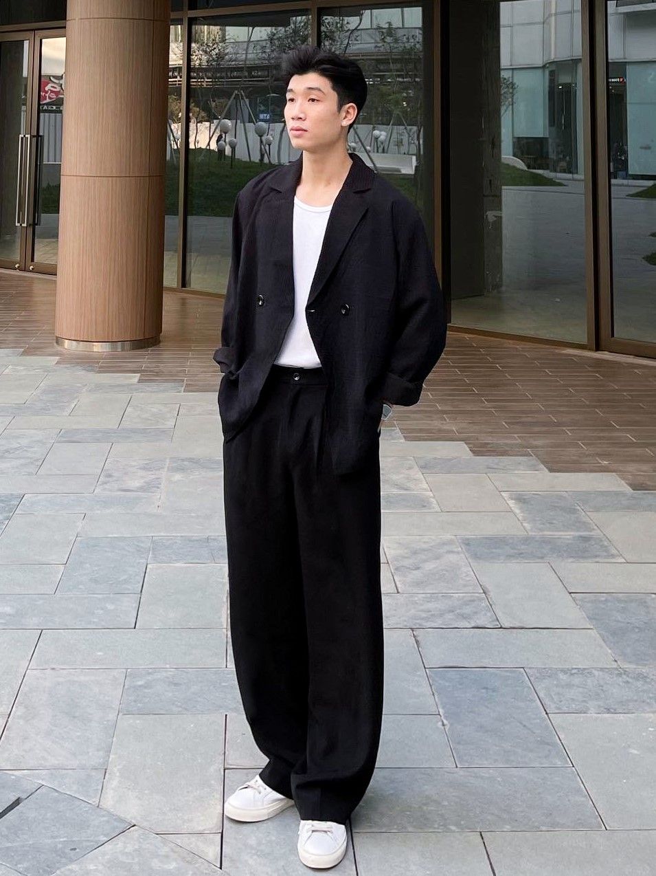 DUENDE Deviated Button Blazer – Duende