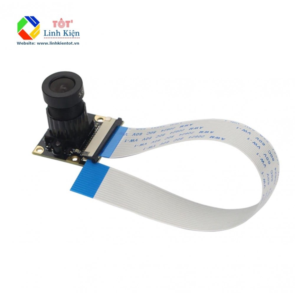 Module Camera OV5647 5 MP Raspberry Pi - Điều Chỉnh Tiêu Cự, 2 Đèn Hồn