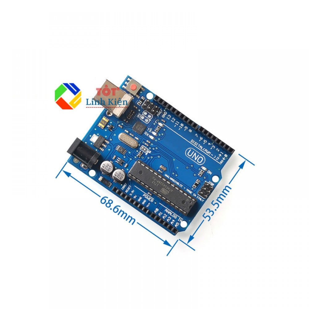 Arduino Uno R3 - Chíp Cắm Kèm Cáp