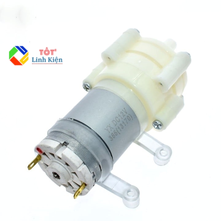 Máy Bơm Nước Mini DC Sử Dụng Động Cơ 365DC - Motor 12V