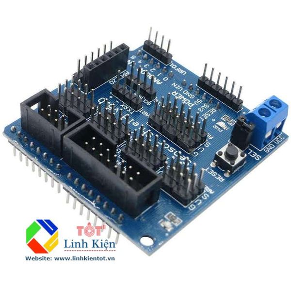 Arduino Uno R3 Sensor Shield V5.0 mở rộng chân để kết nối cảm biến