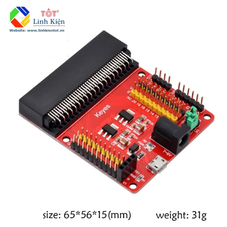 Board mở rộng BBC Micro:bit V2 - tương thích cảm biến 3.5V 5V
