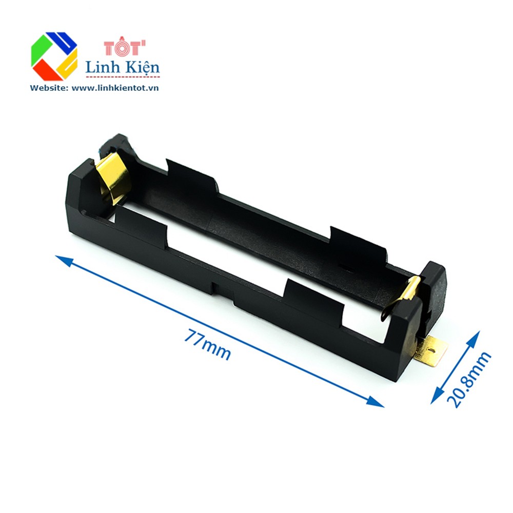 Đế pin 18650 dạng SMT - 1 cell, 2 cell, 3 cell - Đế pin chân dán SMD
