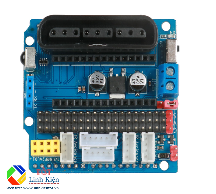Shield Arduino Sensor V6.3 - board mở rộng tay PS2, bluetooth, nRF24l0