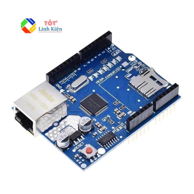 Ethernet Shield W5100 - Shield Ethernet W5100 Tương Thích Arduino Uno,