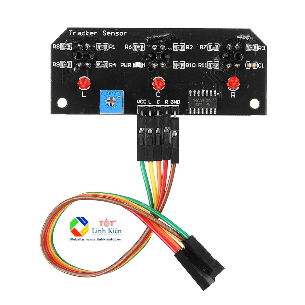 Module Dò Đường TCRT5000 3 Kênh làm xe robot - Tracker Sensor