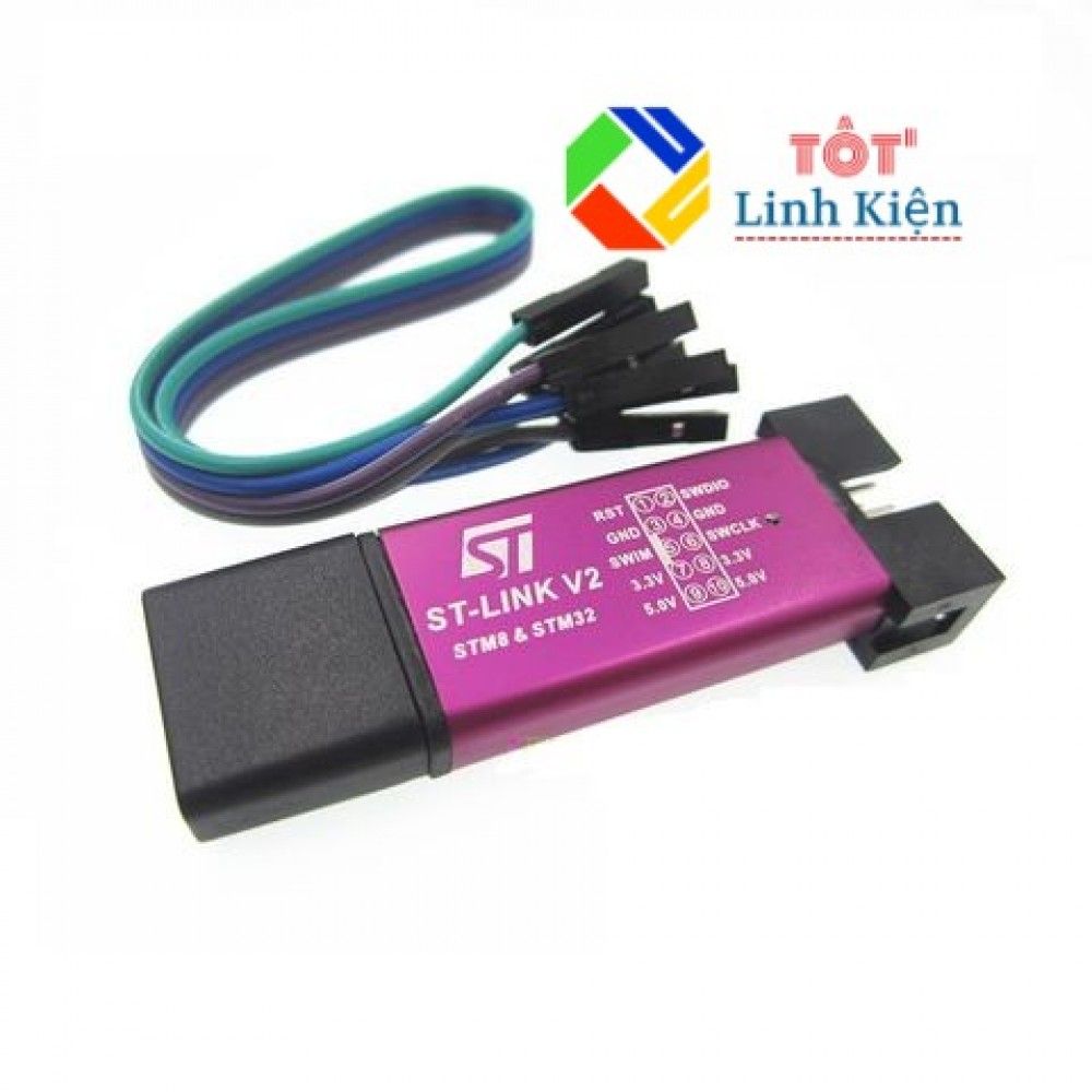 Mạch nạp ST-LINK V2 MINI STM8, STM32, STM32F103C6T6, STM32F103C8T6