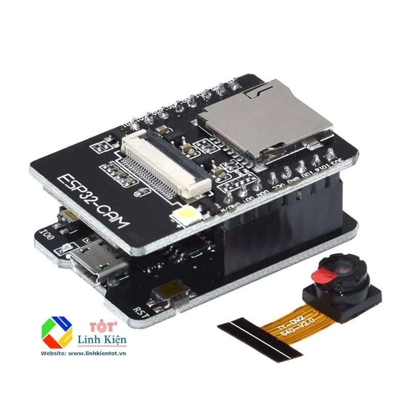 Module tích hợp wifi ESP32-CAM kèm Camera OV2640 2MP Bluetooth 4.2