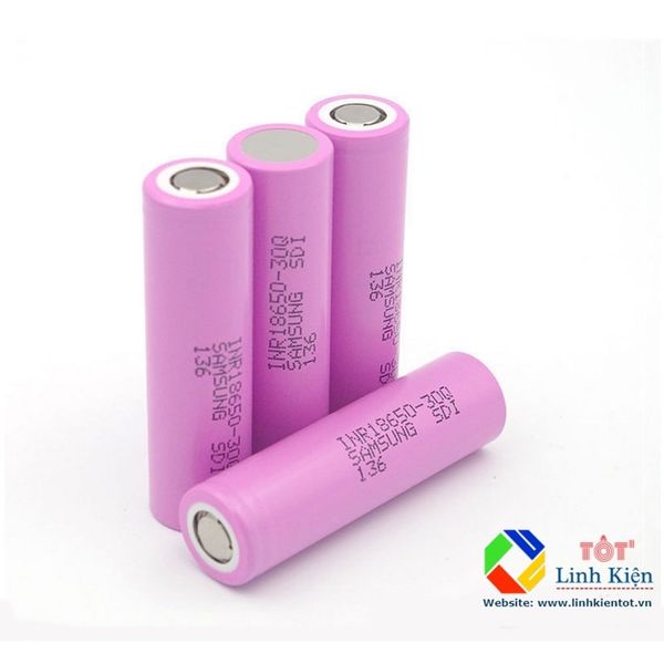 Pin 18650 SAMSUNG INR18650 30Q 3000mAh dòng xả cao 15A