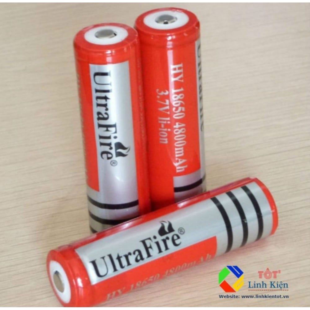 Pin Sạc Lithium 18650 Ultrafire 3.7V 4800mAh